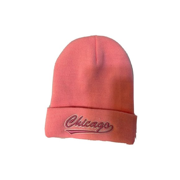 Unbranded | Accessories | Chicago Pink Sport Knit Cap Beanie Winter Hat ...